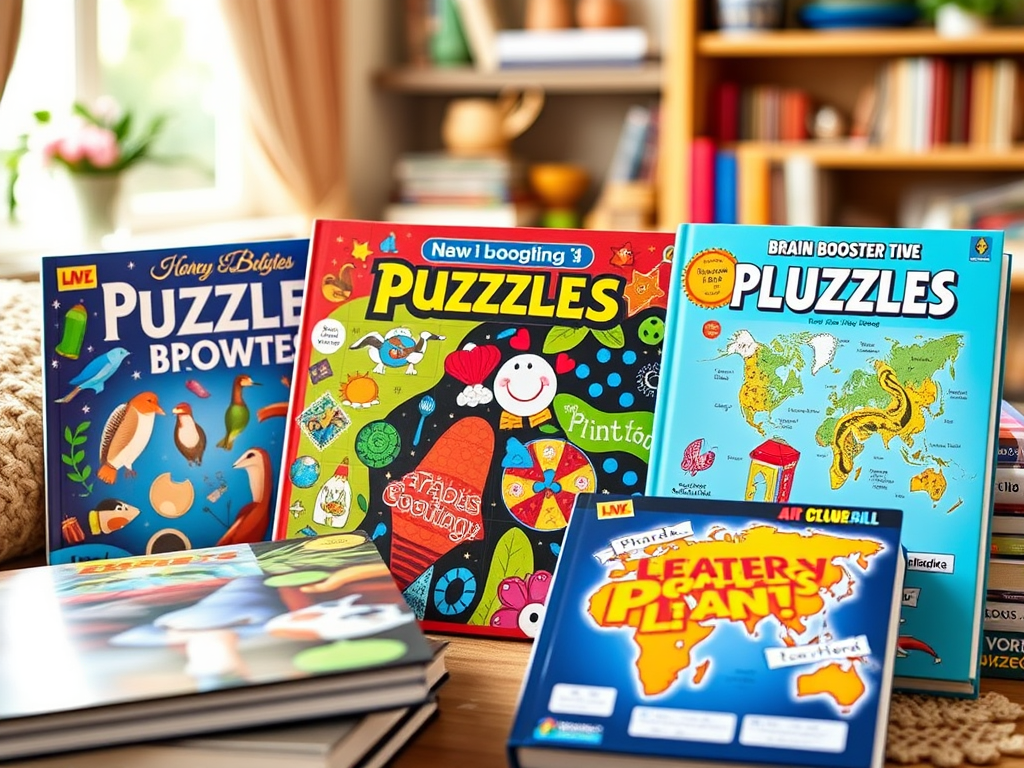 Brain-Boosting Puzzle Books for Everyone – Alexie Linn, the Author, et al…